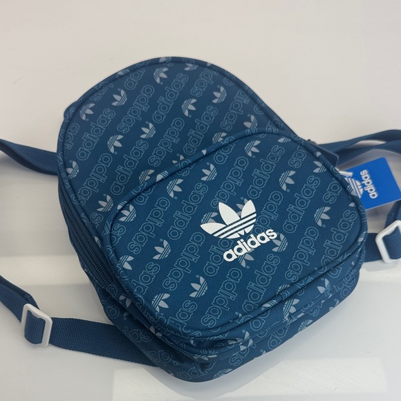 adidas | Accessories | Adidas Navy Logo Mini Nwt Backpack | Poshmark